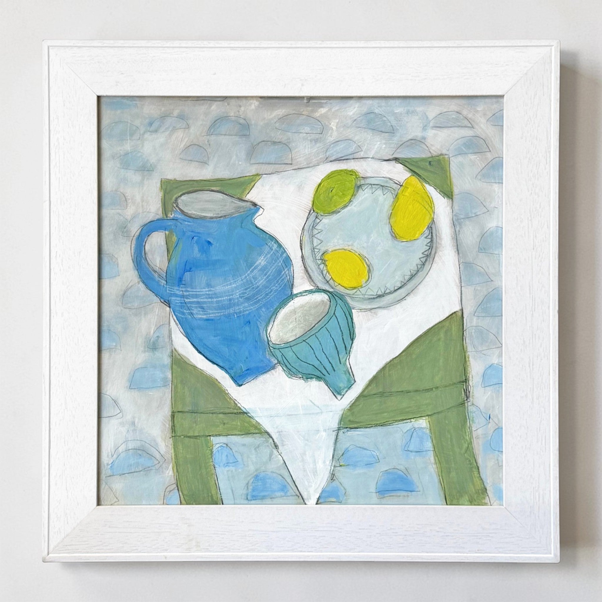 “The Big Blue Jug” Original Painting by Stephanie Hemming – BK Antiques ...